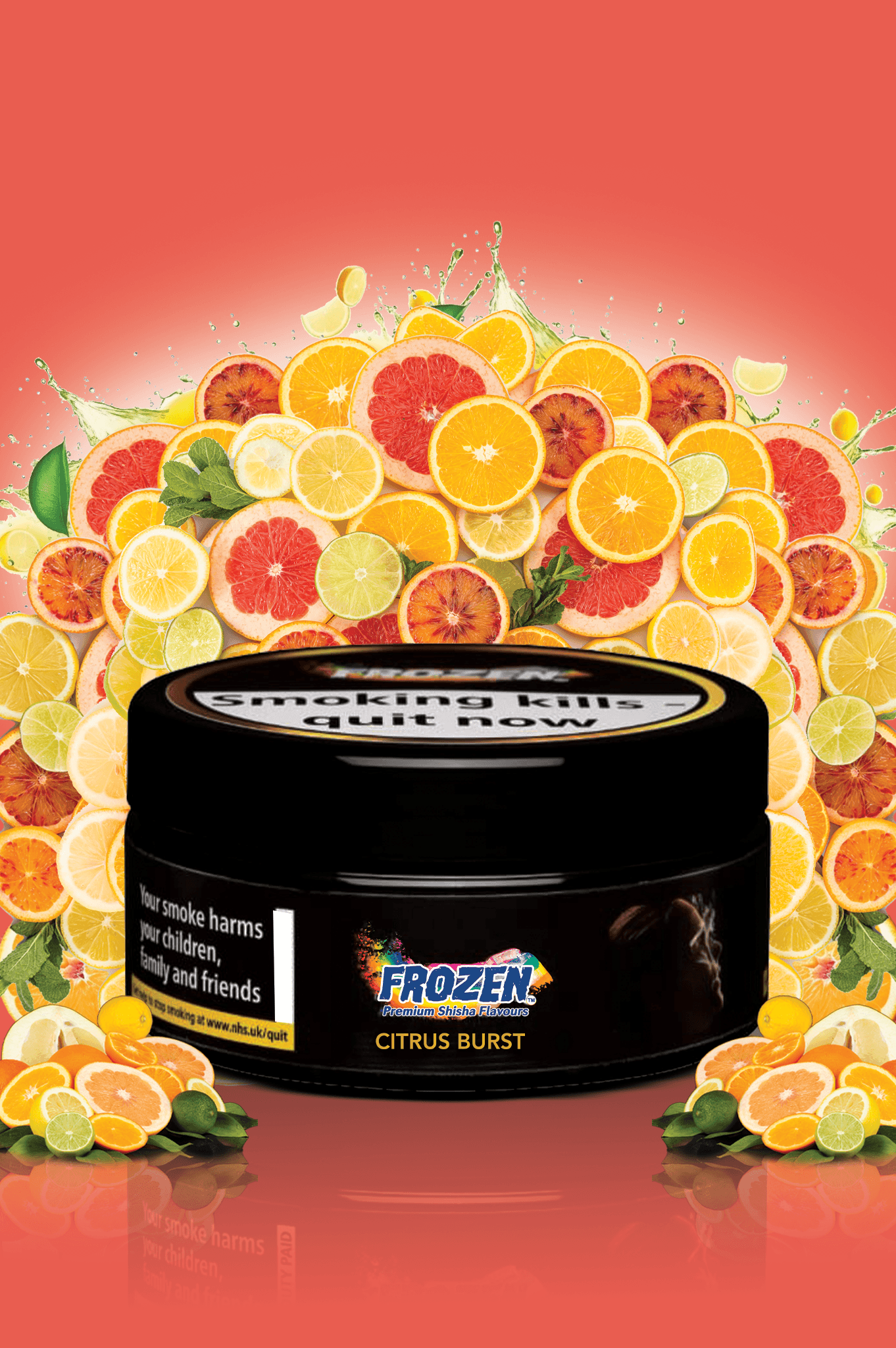 Frozen Citrus Burst Shisha Flavour | Molasses | Frozen Hookah Tobacco