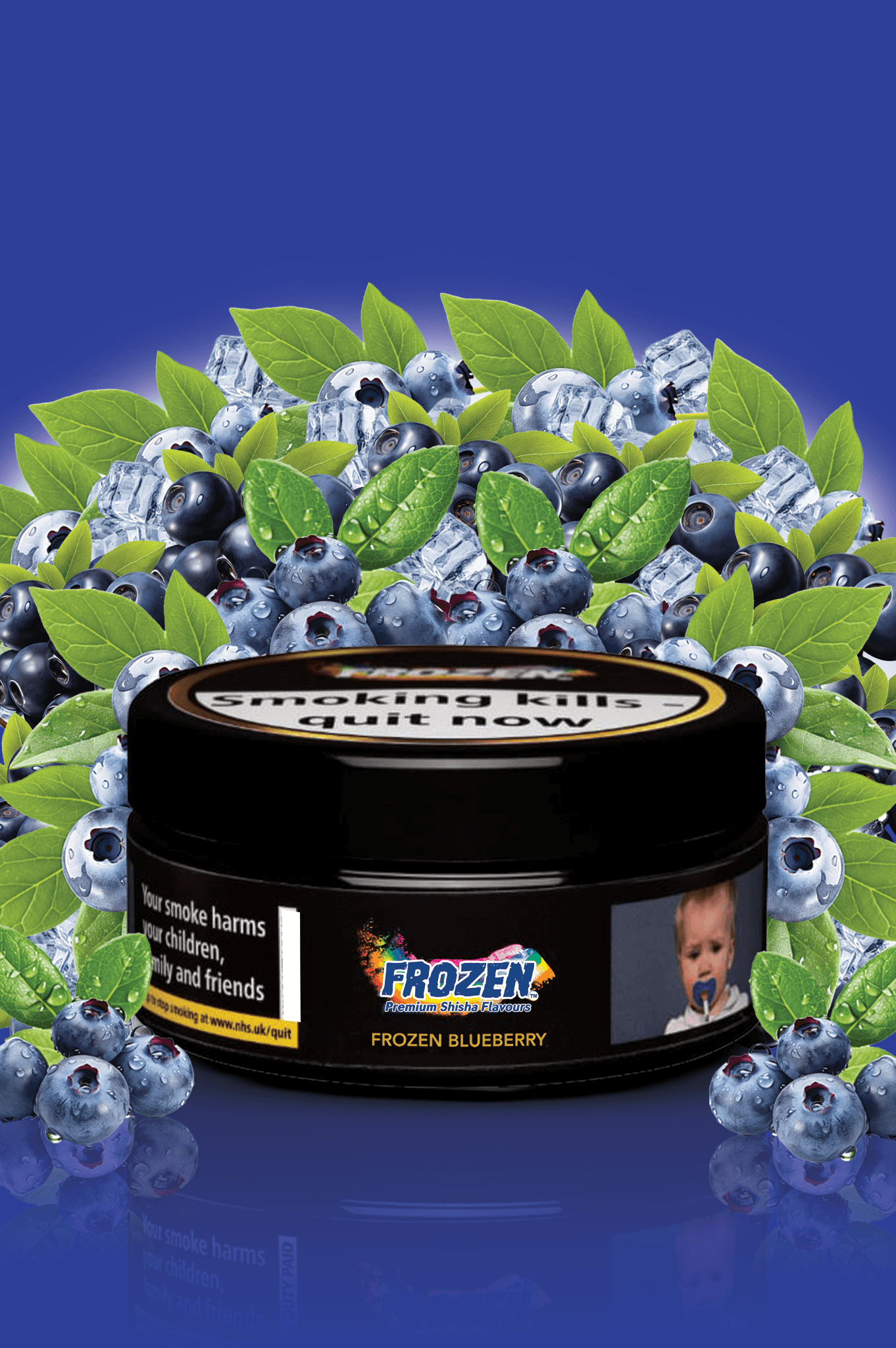 Frozen Blueberry Shisha Flavour | Molasses | Frozen Hookah Tobacco