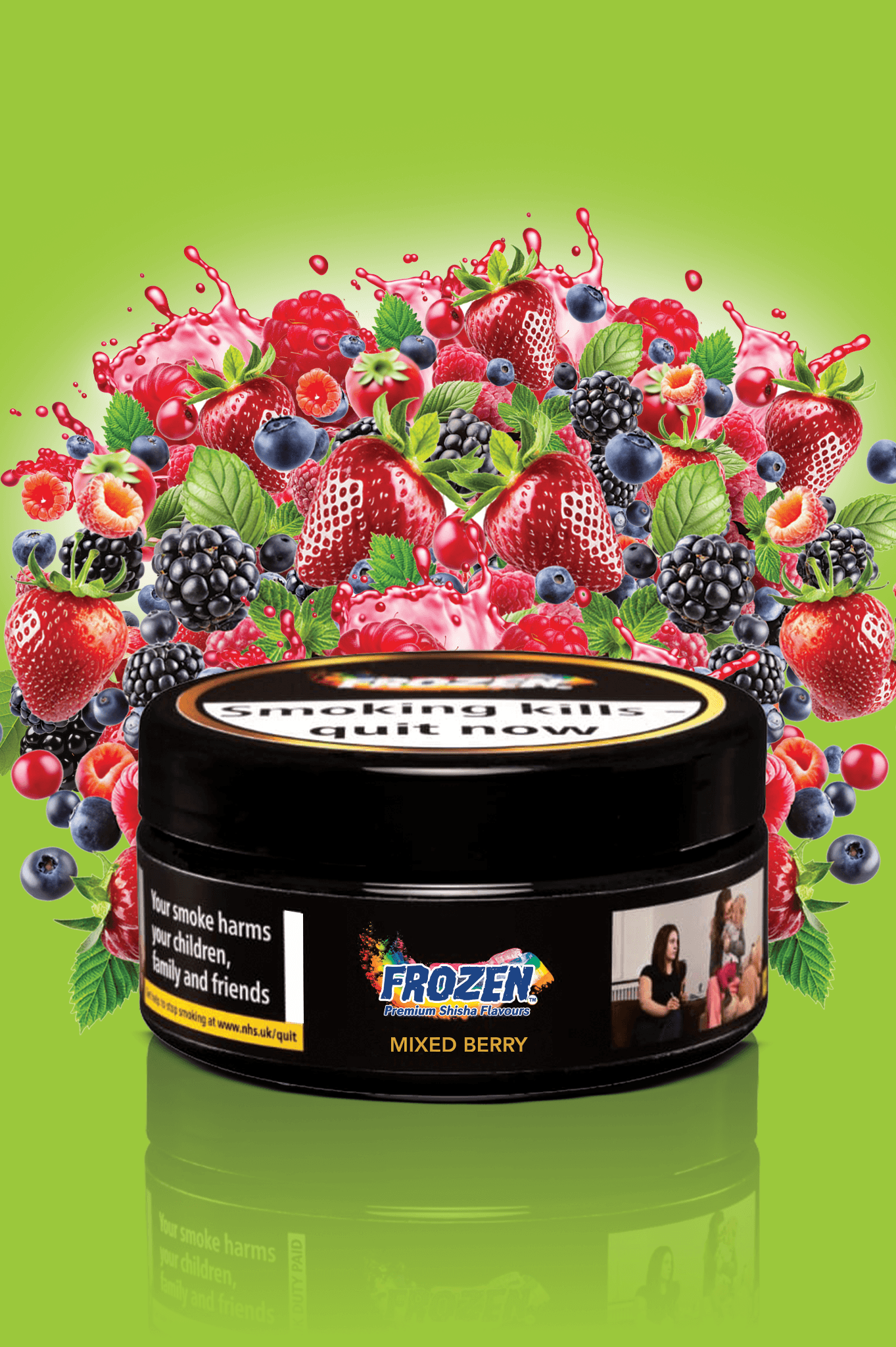 Frozen Mixed Berries Shisha Flavour | Molasses | Frozen Hookah Tobacco