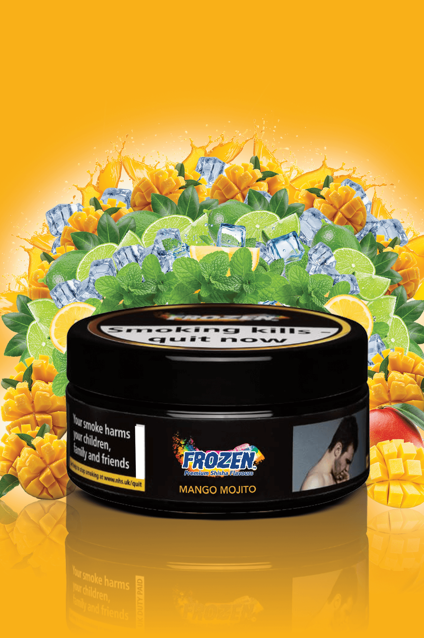 Frozen Mango Mojito Shisha Flavour | Molasses | Frozen Hookah Tobacco